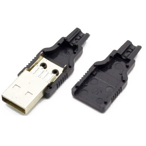 Mufa USB-A mama + tata, pentru set de cabluri lipite - eMAG.ro