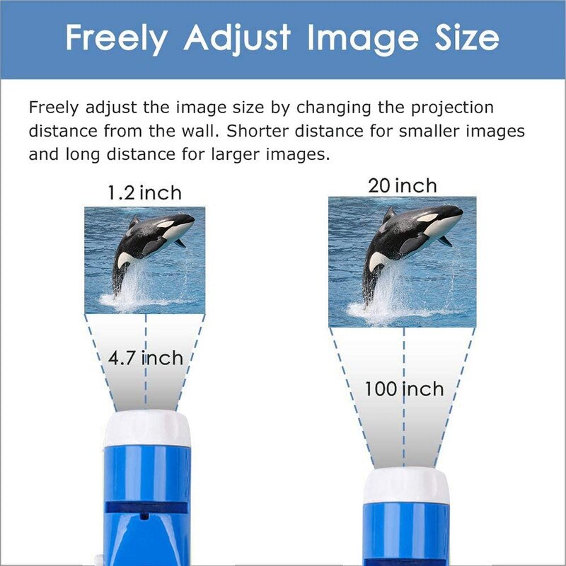 Set 2 Jucarie educativa pentru copii, lanterna cu proiector, cu ...