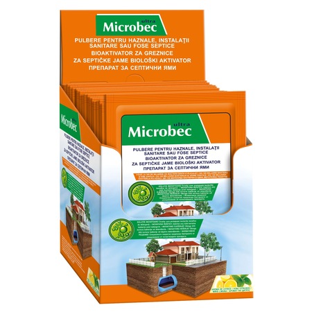 Tratament fose septice Bros Microbec, set 10 plicuri de 25 g - eMAG.ro