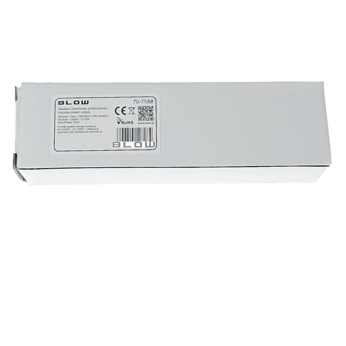 Alimentator compact pentru LED-uri, 220V la 12V-5A, 60W, Blow 12728 ...