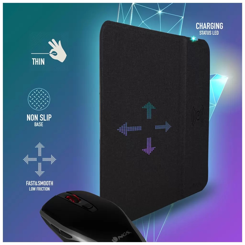 NGS Cruise Kit Vezeték Nélküli Töltős Egérpad Készlet, Egérrel - eMAG.hu
