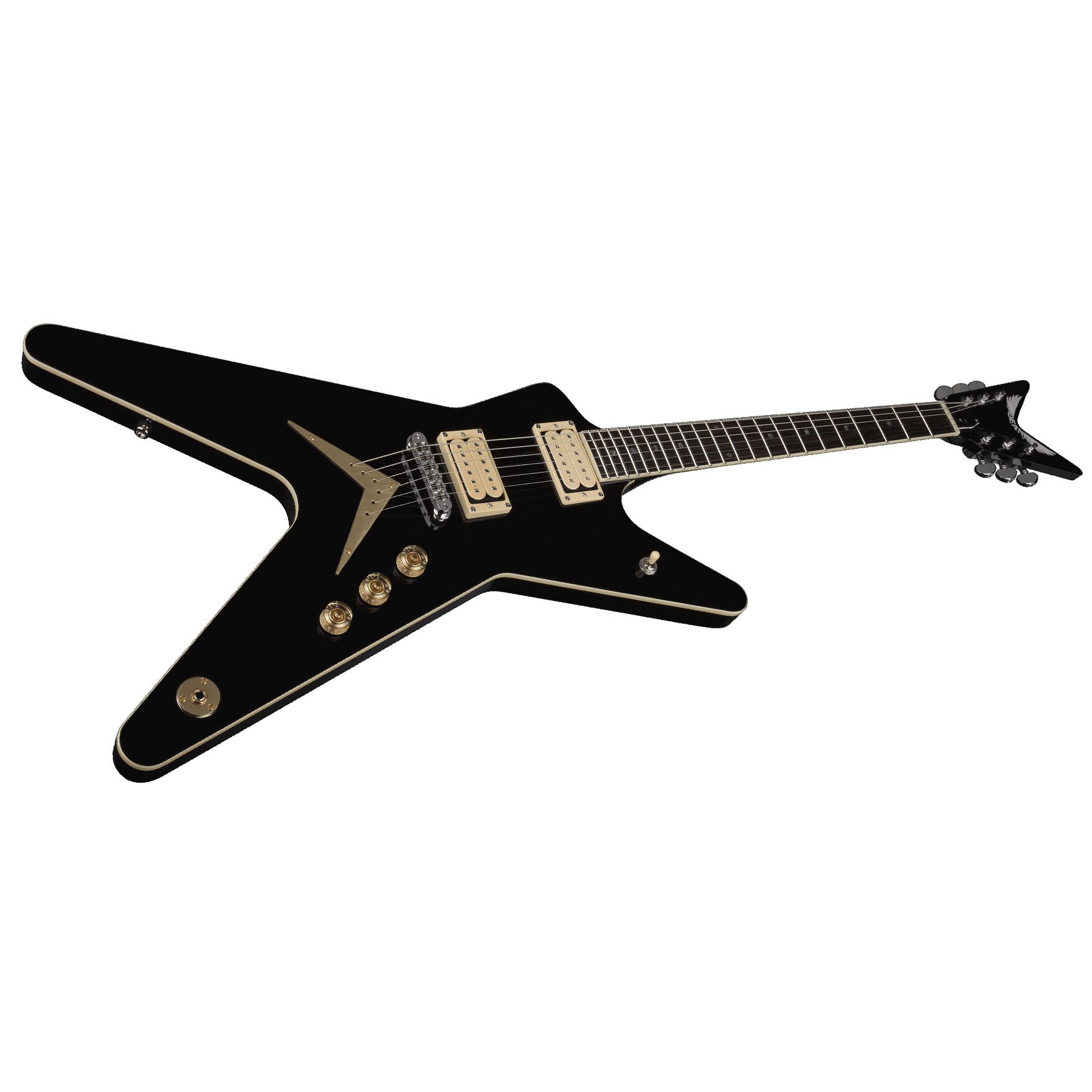 Електрическа китара DEAN ML Chicago Flame - Classic Black, Черен - eMAG.bg