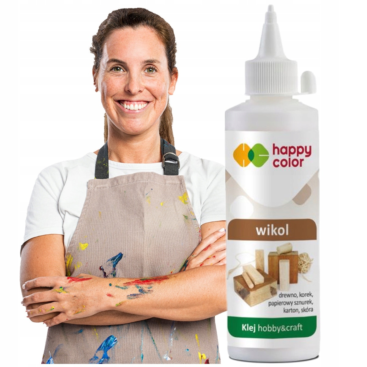 Adeziv pentru lemn Happy Color, 100g - eMAG.ro