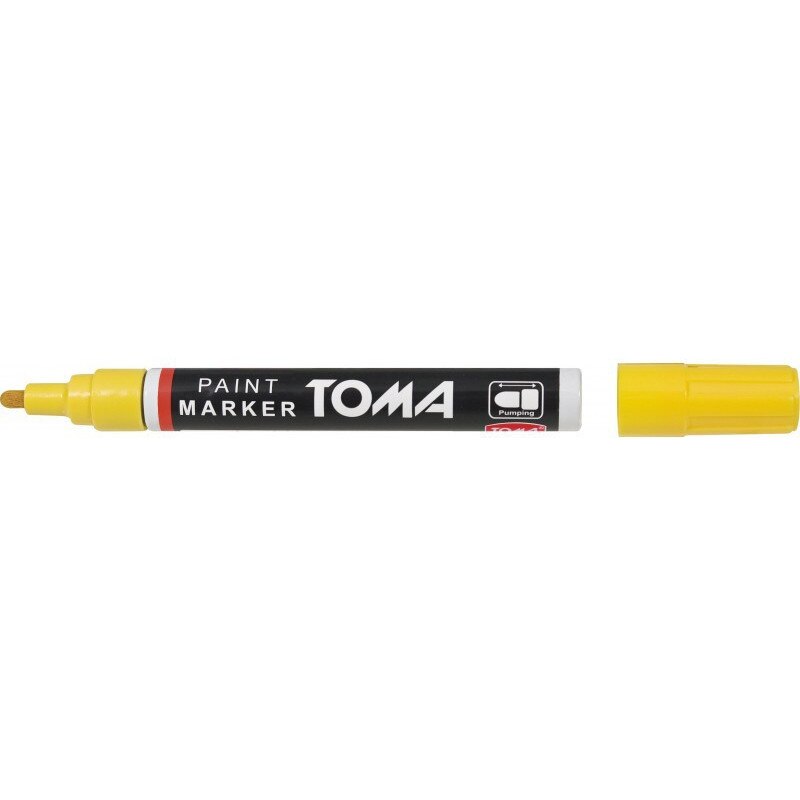 Marker Toma, 2.5 mm, Galben - eMAG.ro