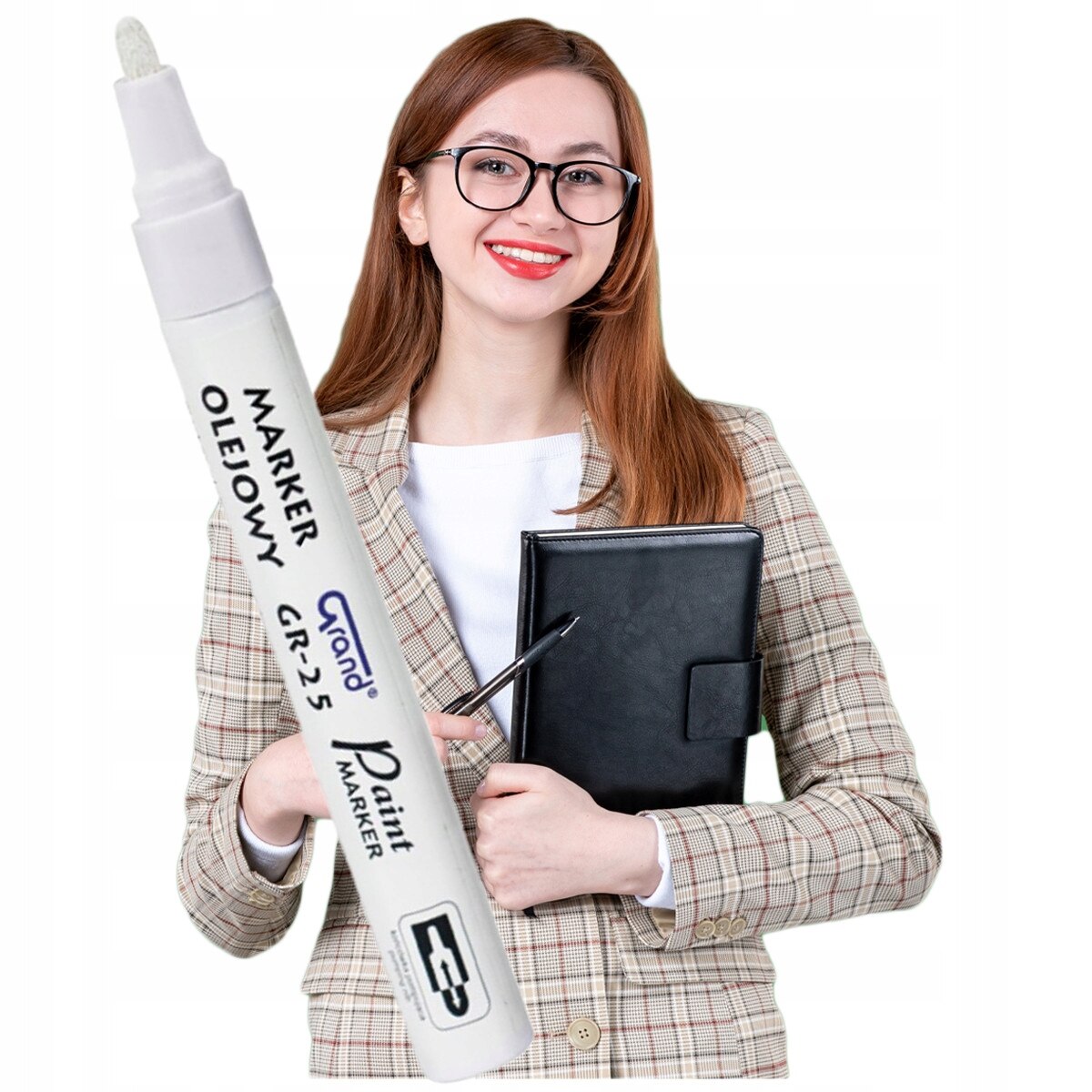 Marker Grand, Alb - eMAG.ro