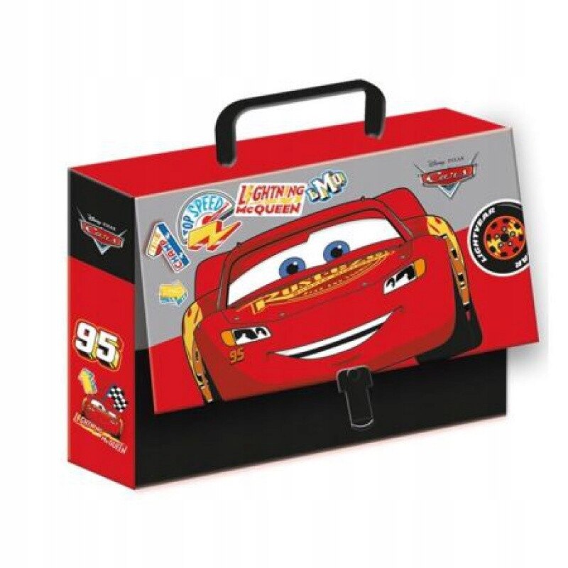 Servieta pentru copii Cars, Beniamin, A4, Rosu - eMAG.ro