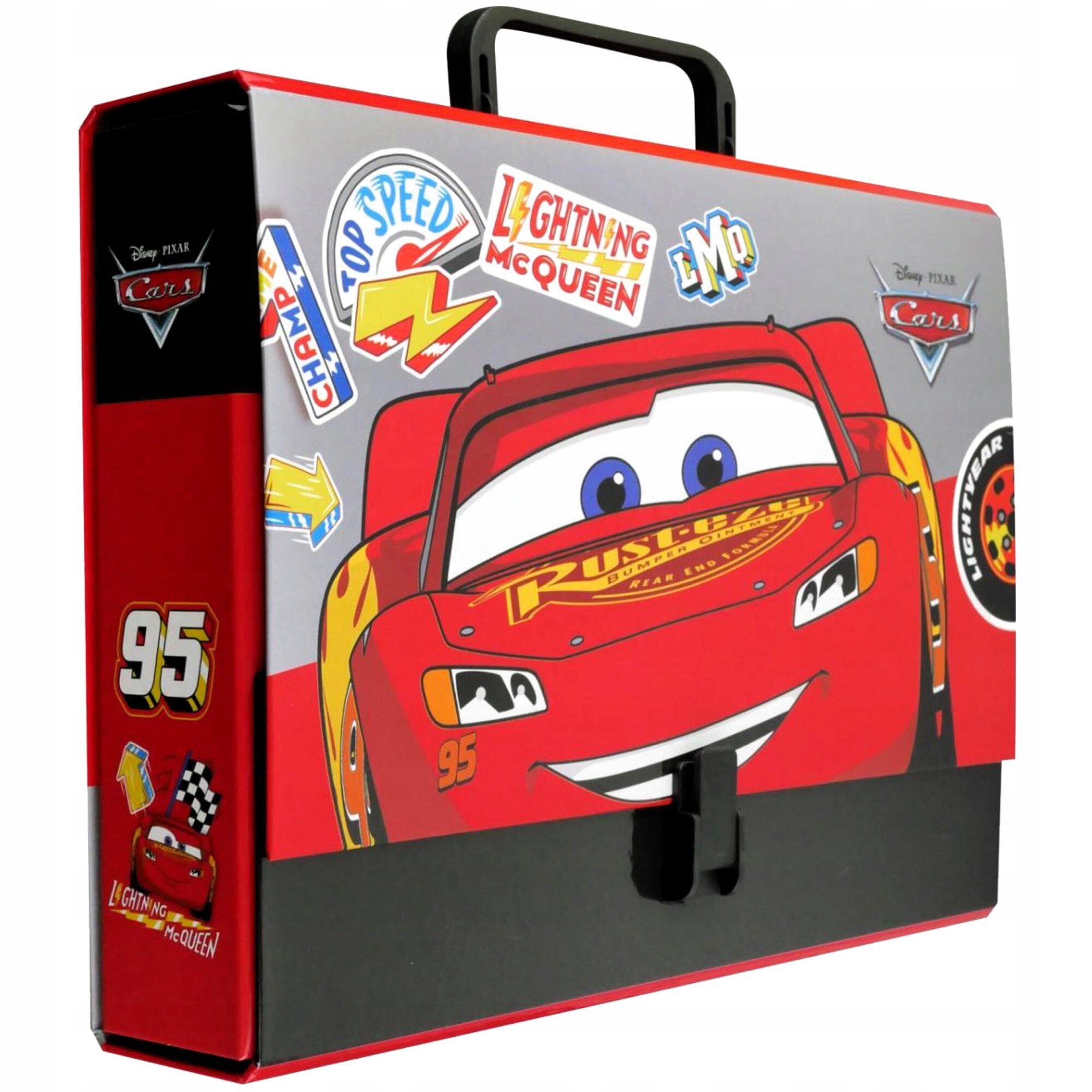 Servieta pentru copii Cars, Beniamin, A4, Rosu - eMAG.ro