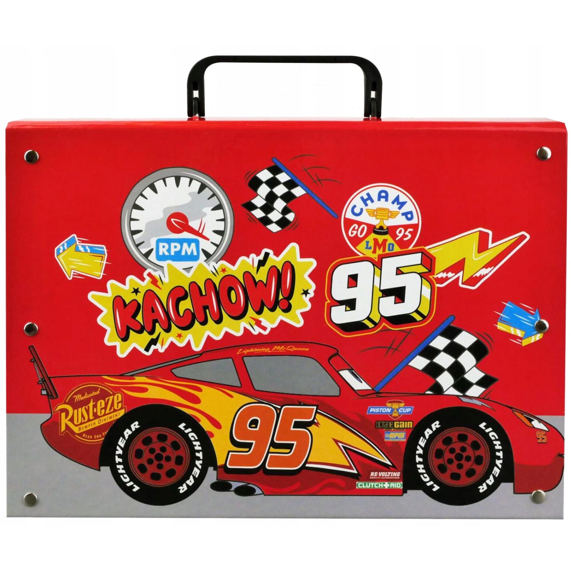 Servieta pentru copii Cars, Beniamin, A4, Rosu - eMAG.ro