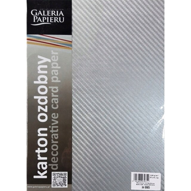 Set 20 foi decorative, Argo, Carton, A4, 220 g, Argintiu - eMAG.ro