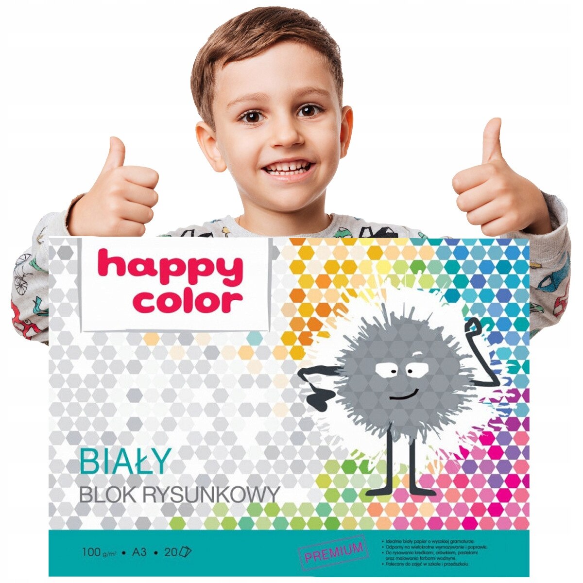 Bloc de desen Happy Color, A3, 20 coli - eMAG.ro