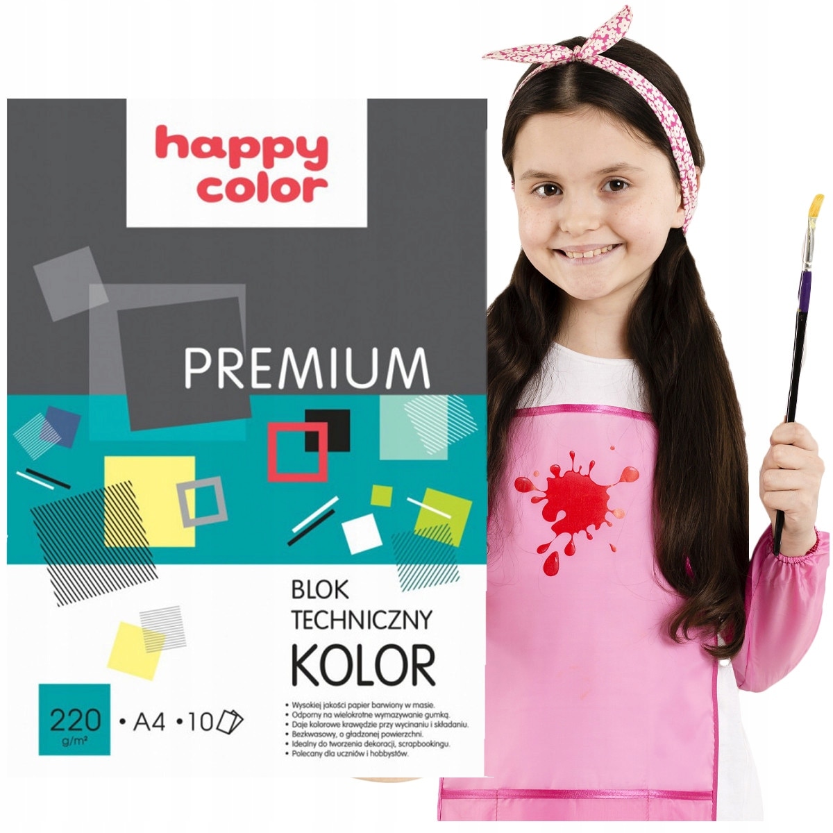 Hartie colorata Happy Color, A4, 10 coli, Multicolor - eMAG.ro