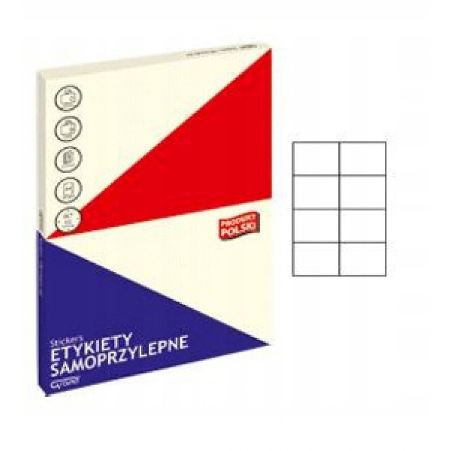 Etichete autoadezive imprimanta Grand, 105x74mm, A4, 100 coli - eMAG.ro