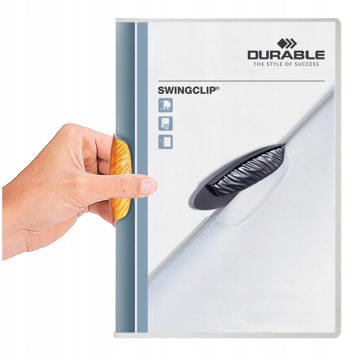 Dosar cu clips Durable, A4, PVC, Galben - eMAG.ro