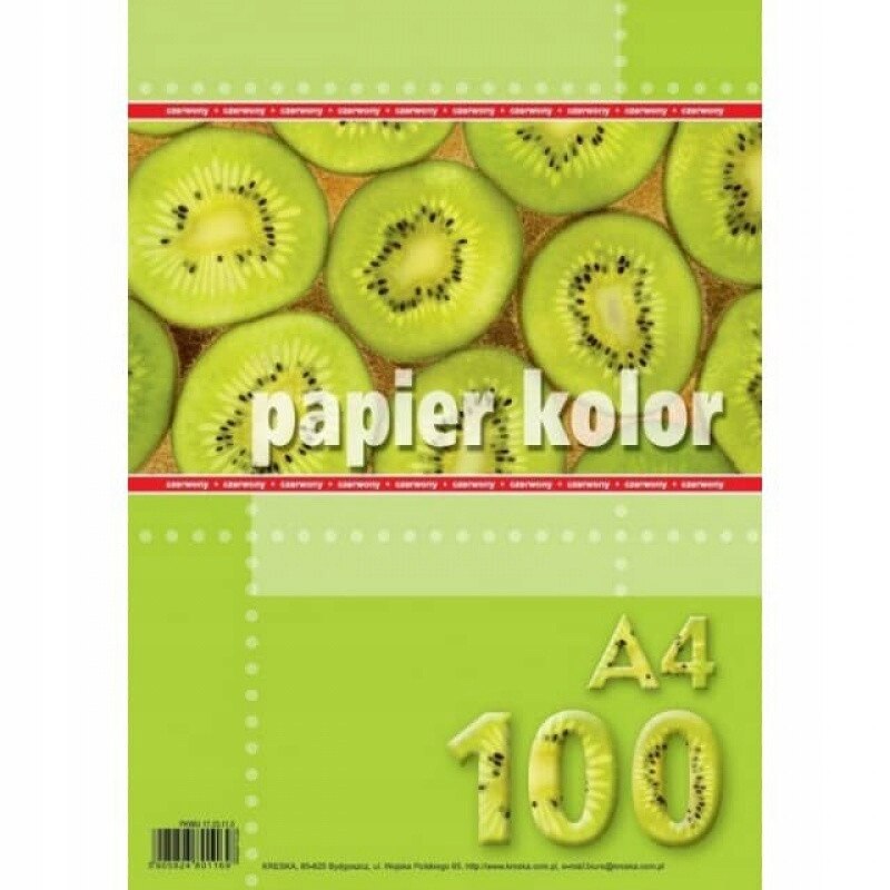Hartie colorata Kreska, A4, 100 coli, Rosu - eMAG.ro