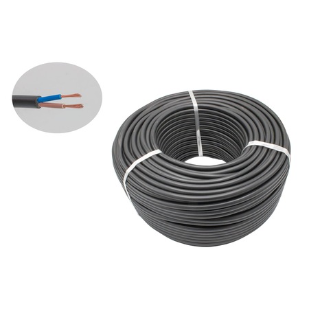 Cablu Electric Flexibil 2x4mm - MYYM - HO5VV-F, Negru, 100m - eMAG.ro