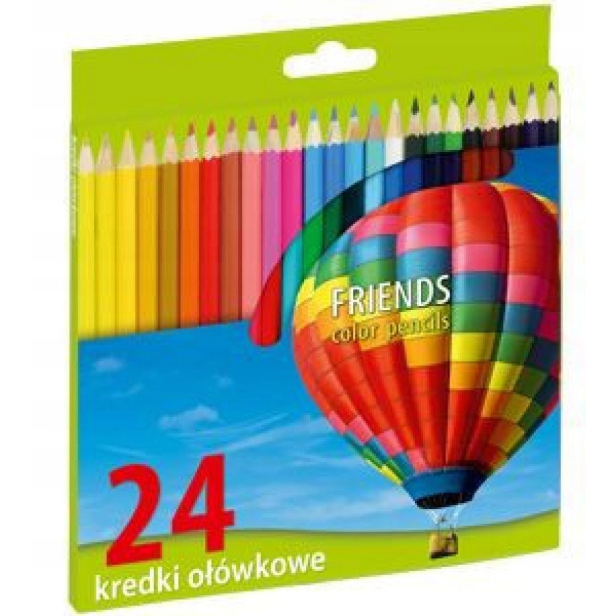 Creioane colorate pentru scoala, Grand, 24 buc - eMAG.ro