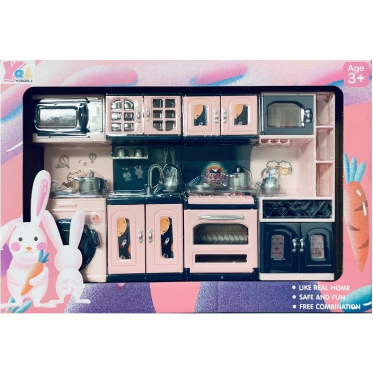 Mini Bucatarie Copii - plastic- YQL - 3+ - eMAG.ro