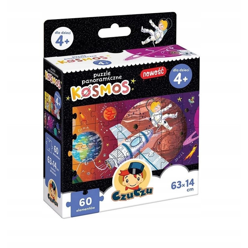 Puzzle spatial pentru copii, Czuczu, 4 ani+, 60 piese, Multicolor - eMAG.ro
