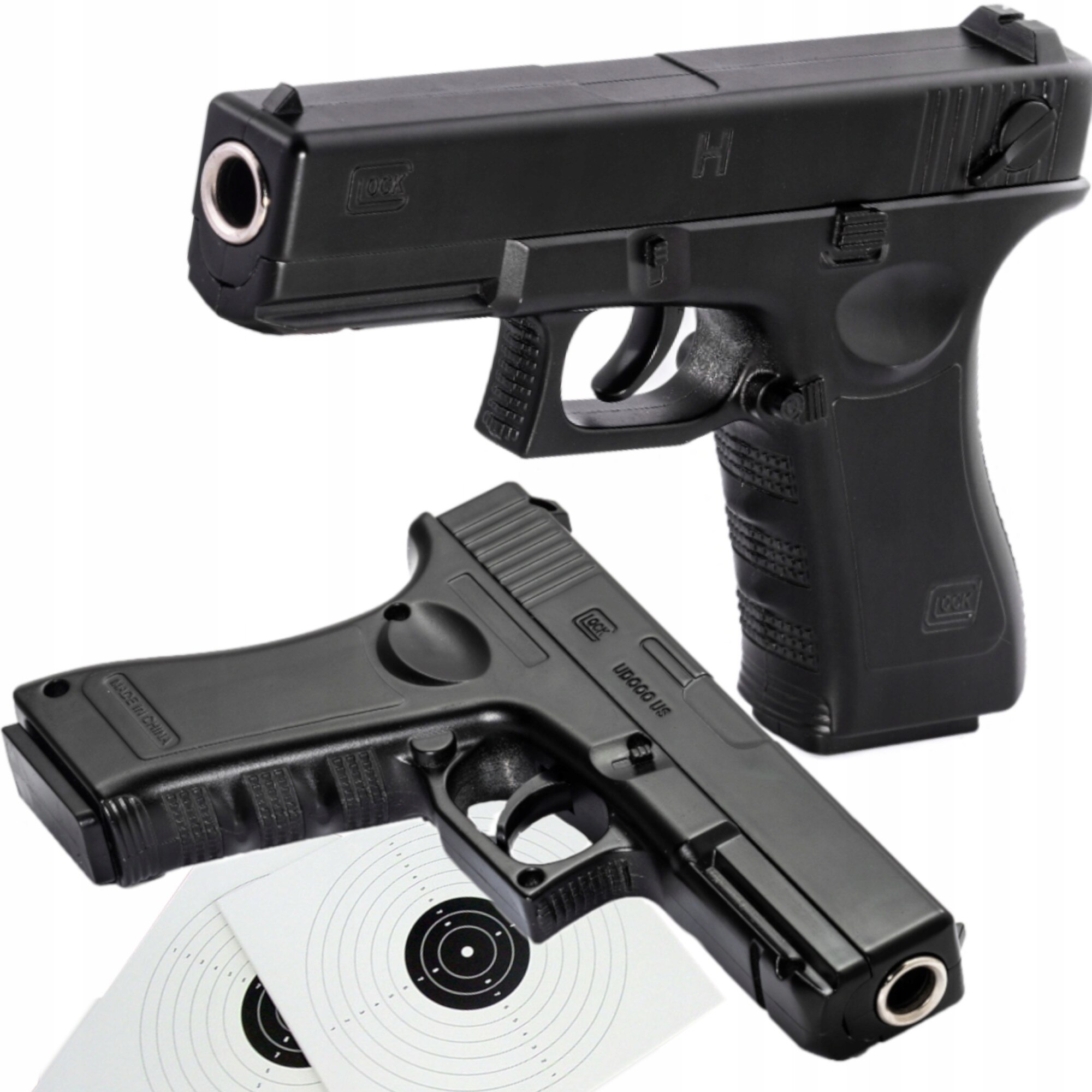 Pistol airsoft, Metal, Replica Glock 17, 6 mm, 25 m, Negru - eMAG.ro