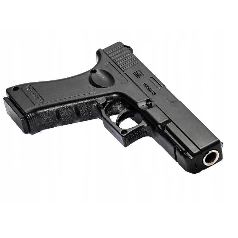 Pistol airsoft, Metal, Replica Glock 17, 6 mm, 25 m, Negru - eMAG.ro