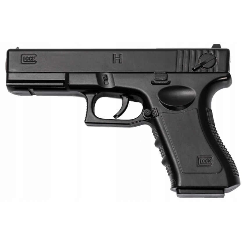 Pistol airsoft, Metal, Replica Glock 17, 6 mm, 25 m, Negru - eMAG.ro
