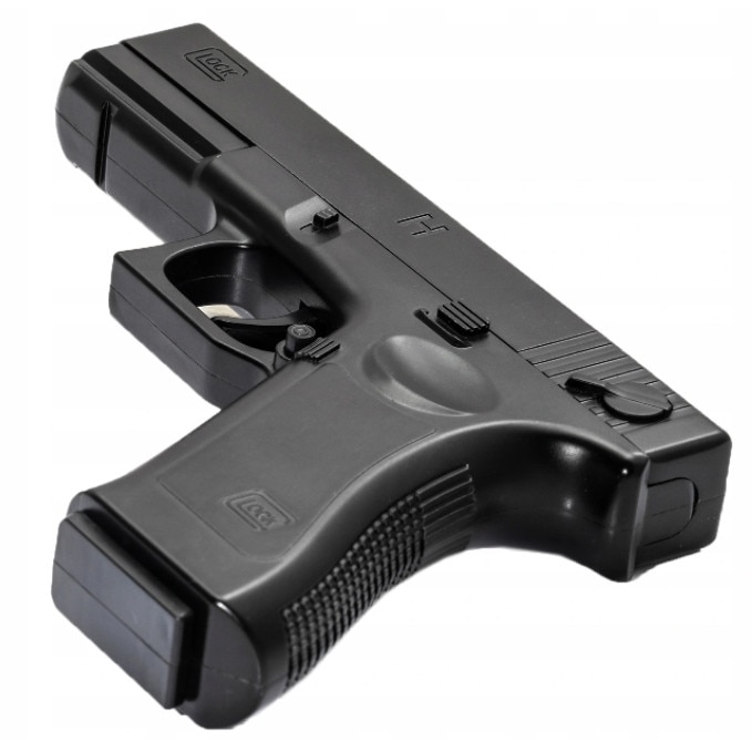 Pistol airsoft, Metal, Replica Glock 17, 6 mm, 25 m, Negru - eMAG.ro