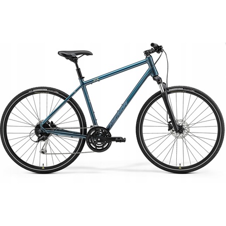Bicicleta, Merida, Aluminiu, Roata 28", Albastru/Negru - eMAG.ro