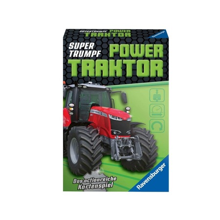 Joc de carti Ravensburger, Supertrump Power Tractor 20689, Cvartet si ...