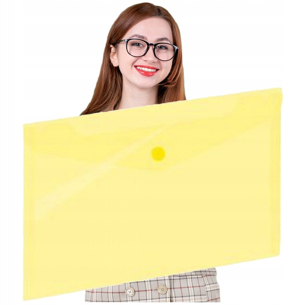 Mapa documente, Grand, Plastic, A5, Galben - eMAG.ro