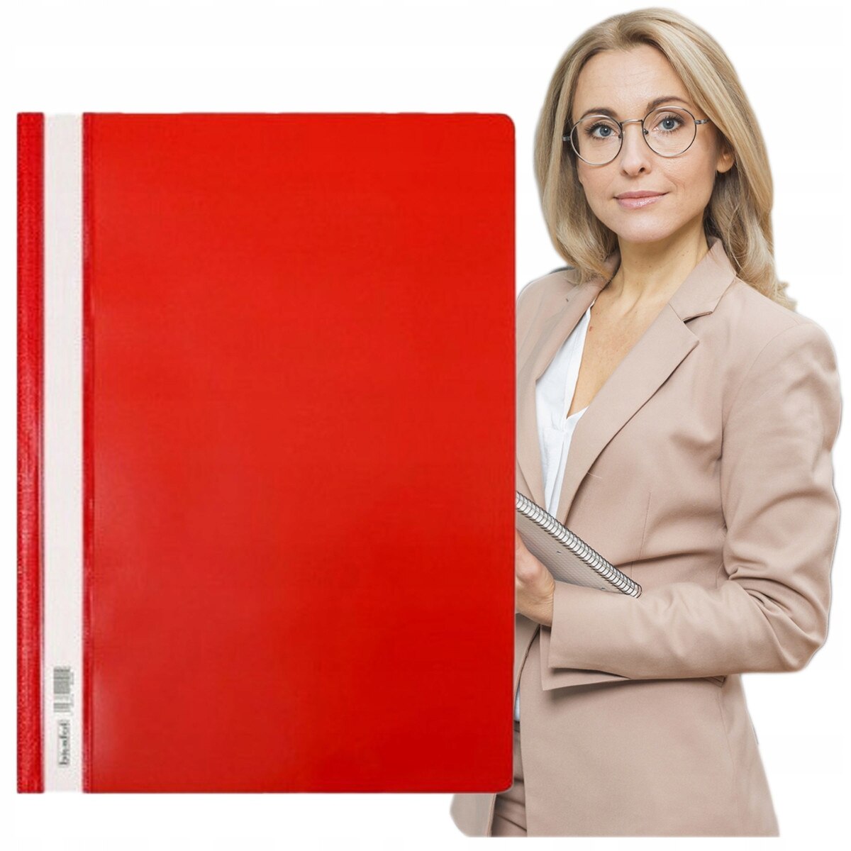 Dosare Biurfol, A4, PVC, Rosu, 10 buc - eMAG.ro