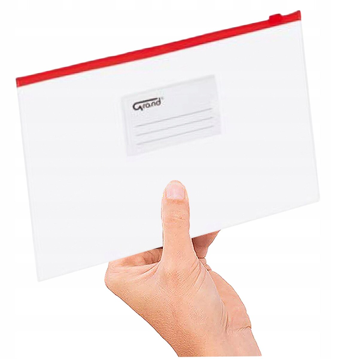 Mapa documente Grand, A4, Polipropilena, Rosu/Alb - eMAG.ro