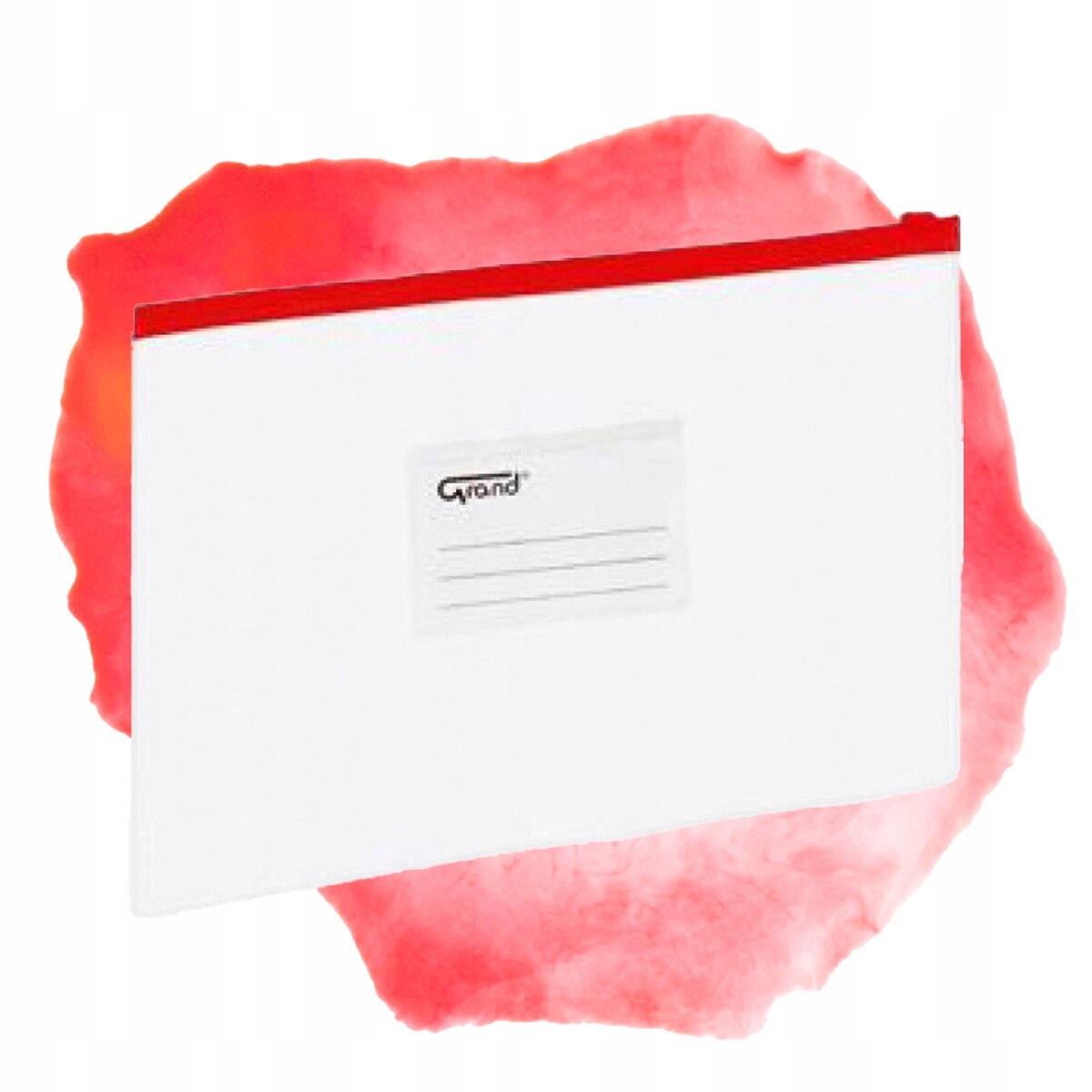 Mapa documente Grand, A5, Polipropilena, Rosu/Alb - eMAG.ro
