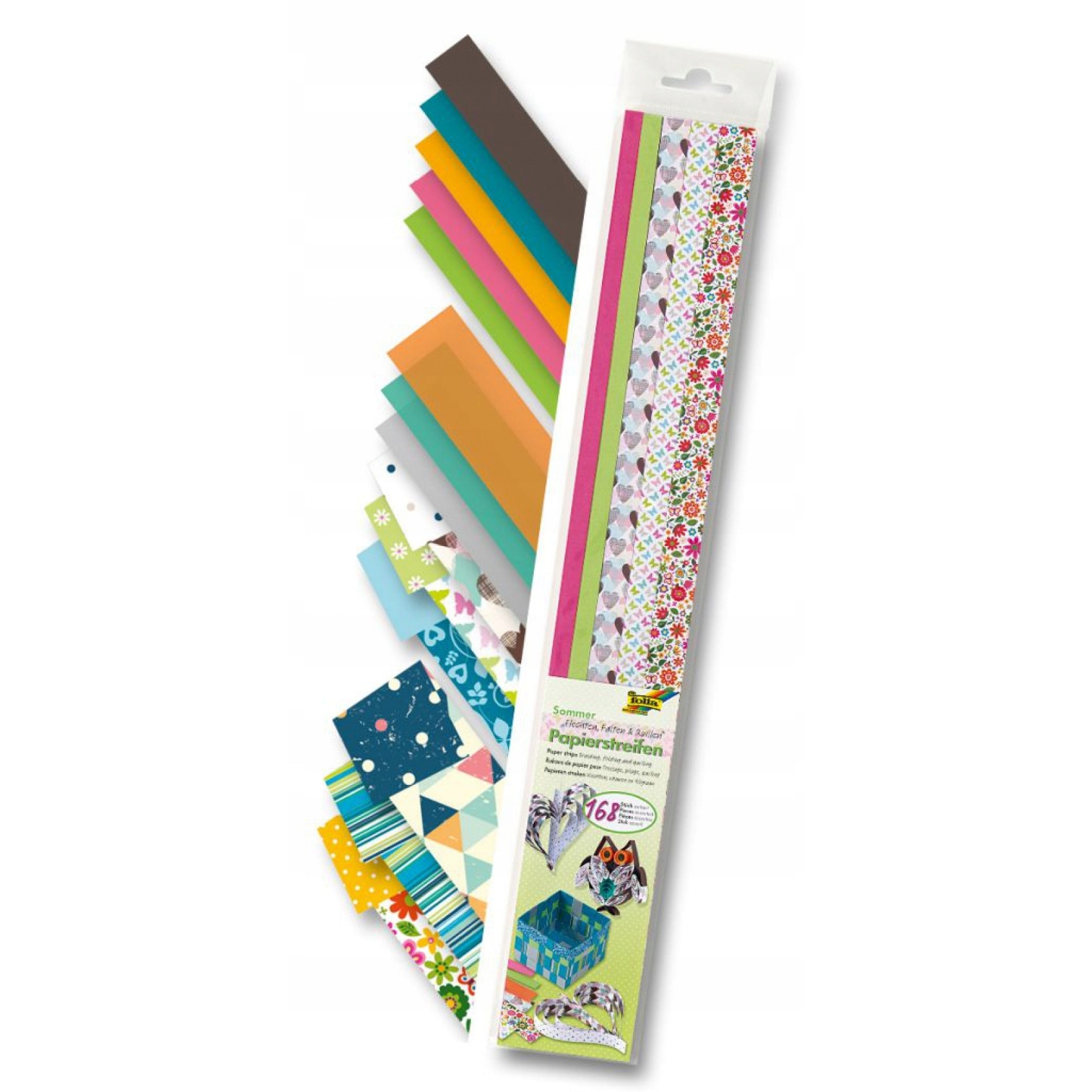 Hartie Quilling, Folia Bringmann, 50 cm, 168 buc, Multicolor - eMAG.ro