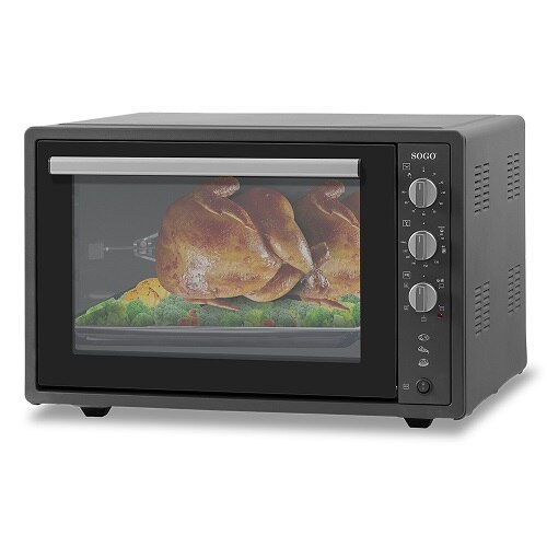 Elektromos sütő, SOGO HOR-SS-10570, 1840W, 70L, 40-240 °C, Légkeverés ...