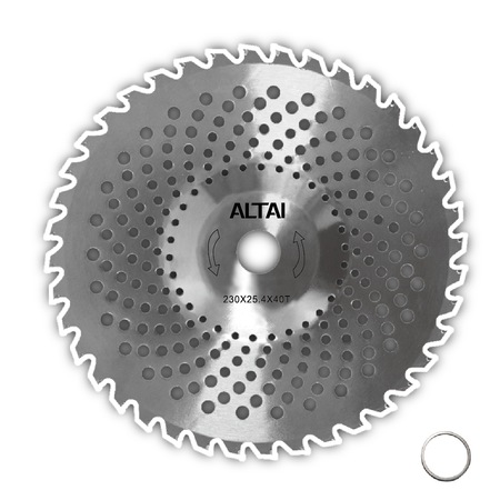 Disc Motocoasa cu vidia 230MM 40T dinti, forma de farfurie, concava cu ...
