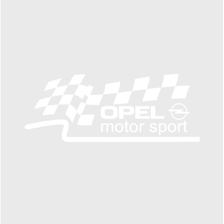 Sticker Opel Motorsport, alb, 20cm - eMAG.ro