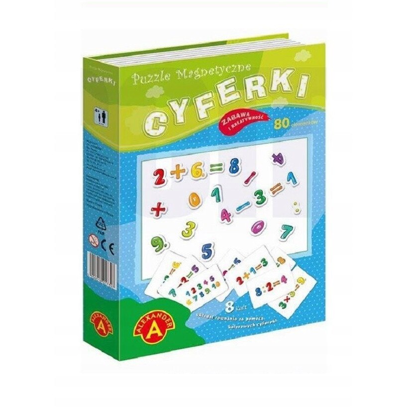 Joc invatare numere, Alexander, Magnetice, Multicolor, 3+ - eMAG.ro