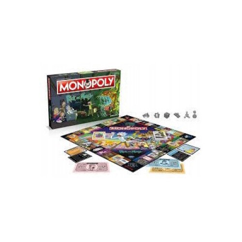 Joc Monopoly Rick and Morty, Winning Moves, Multicolor - eMAG.ro