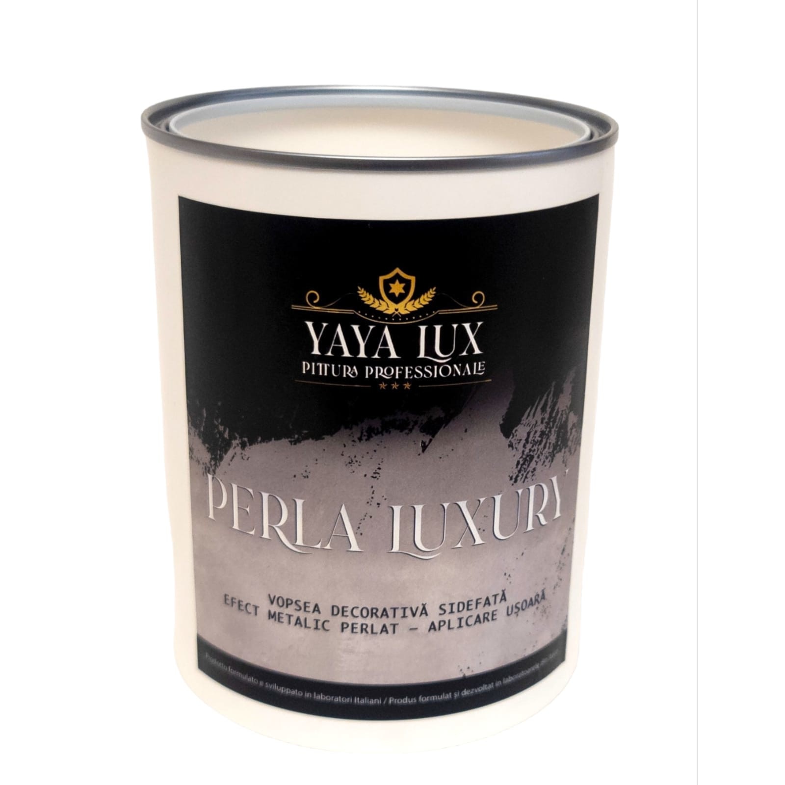 Vopsea decorativa sidefata Perla Luxury, Galben Pai, YaYa Color, 1 L ...