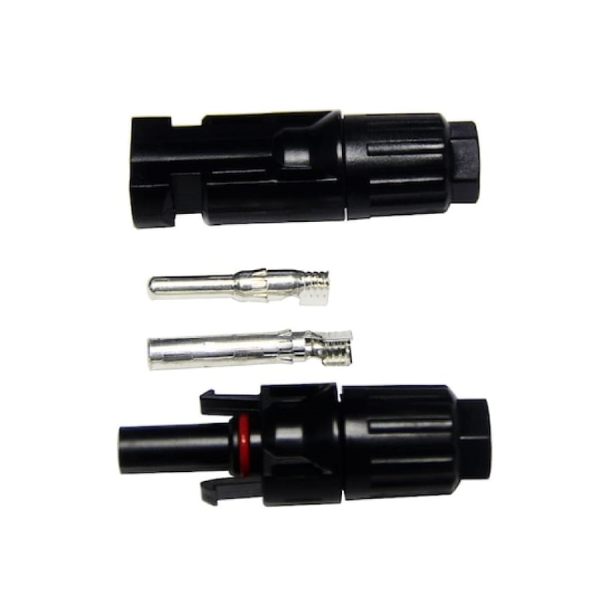 MC4 IP67 конектор, комплект от 2 щепсела за фотоволтаични соларни панели, съвместими с 4 мм, 6 ...