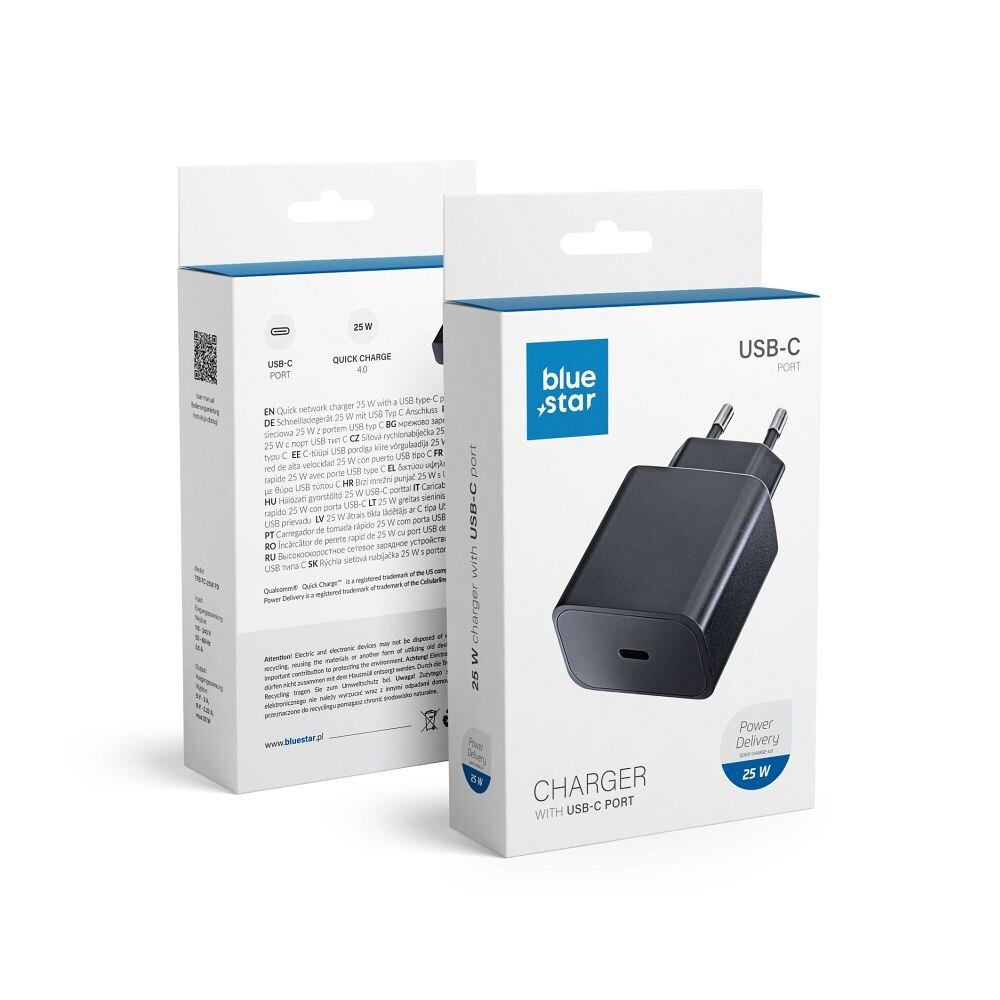 Usb C Hálózati Töltőfej Adapter Gyorstöltő Usb C Type C Port