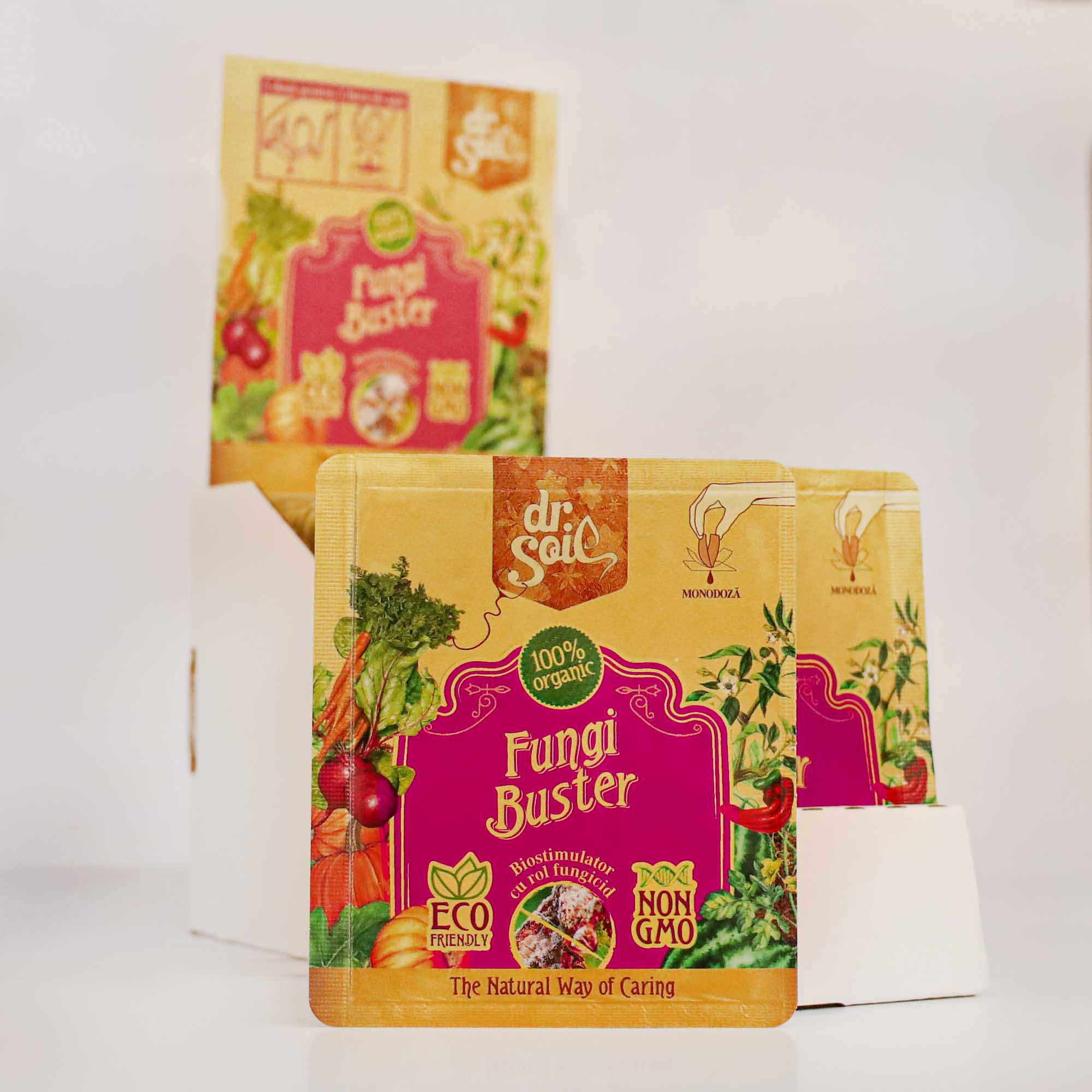 Biostimulator organic cu rol fungicid Dr.Soil, Fungi Buster 10 ml - eMAG.ro