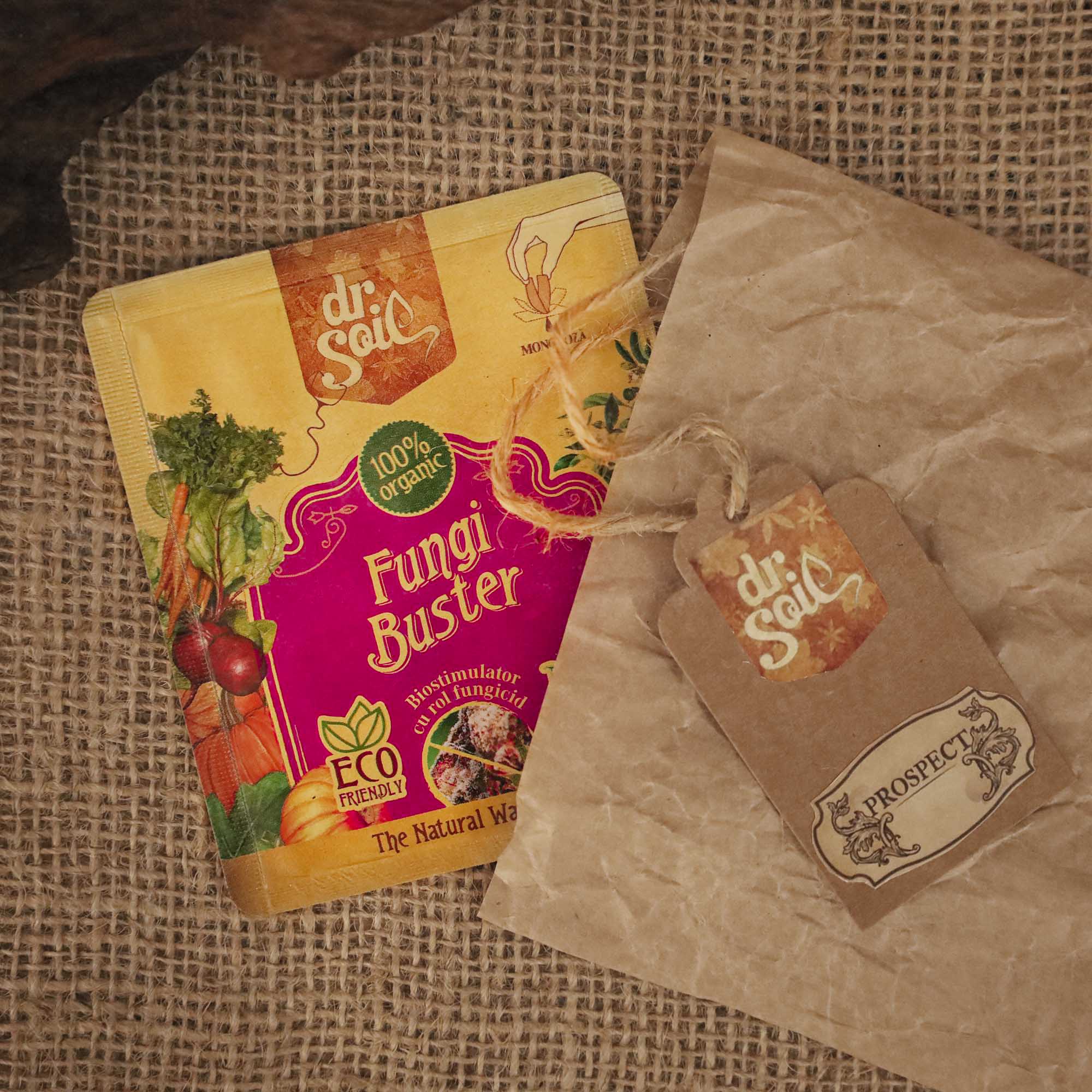 Biostimulator organic cu rol fungicid Dr.Soil, Fungi Buster 10 ml - eMAG.ro