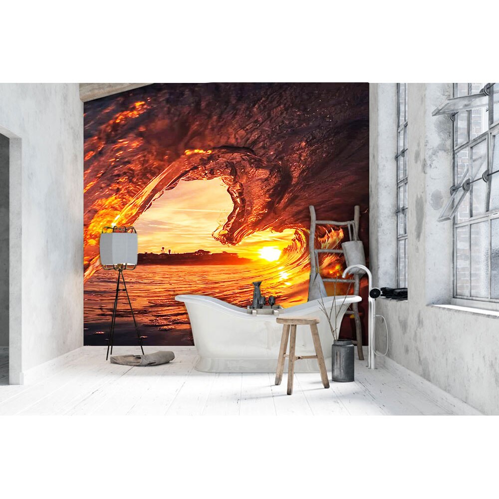 Tapet perete, Wave, 320 x 240 cm, Multicolor - eMAG.ro