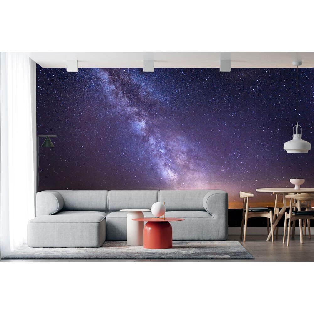 Tapet perete, Model galaxie, 280 x 210cm, Multicolor - eMAG.ro