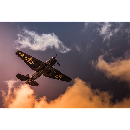 Fototapet - Avion la apus 280x210 - eMAG.ro