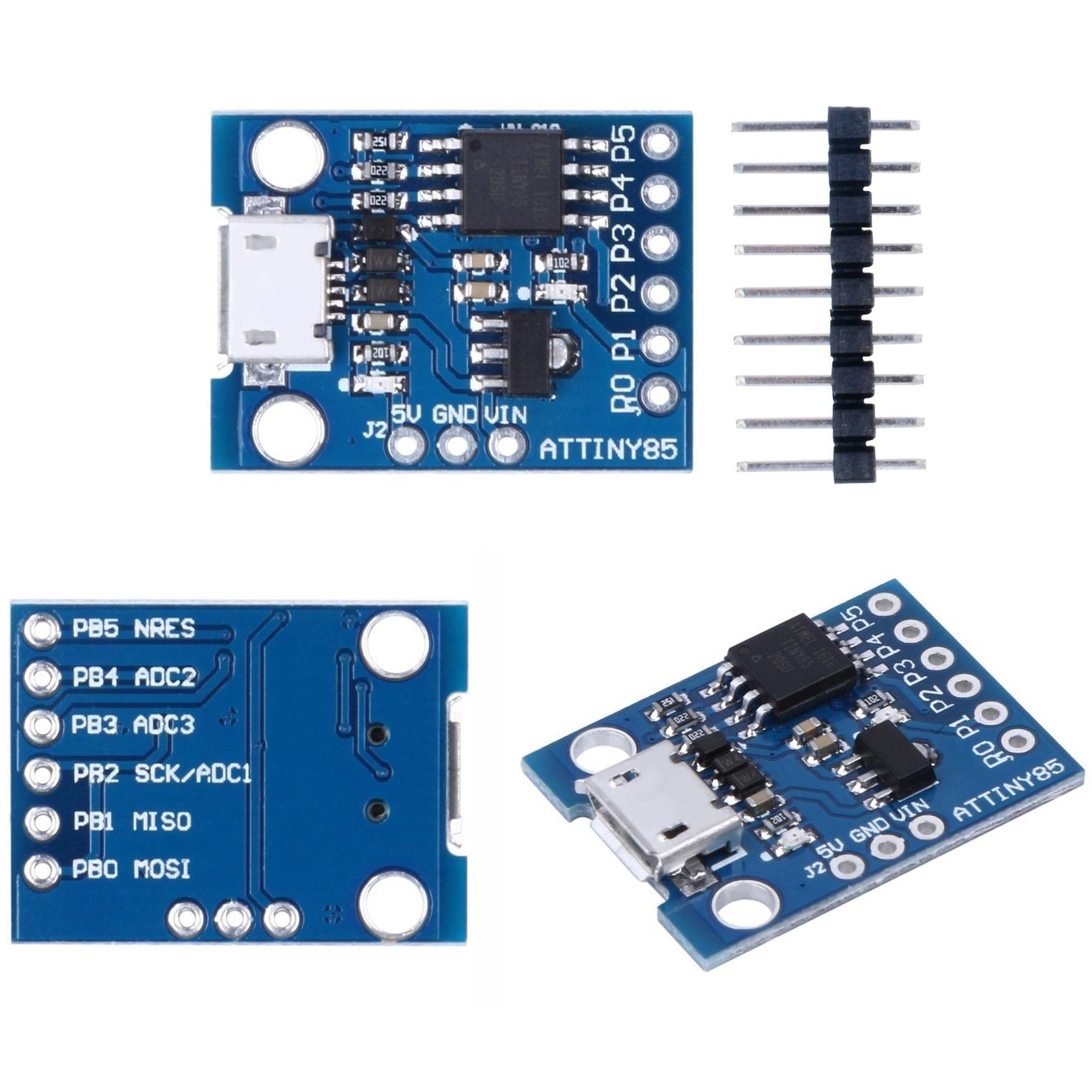 Arduino Tiny85 / 16 Mhz / ATTiny85 процесор / 6kbyte - eMAG.bg