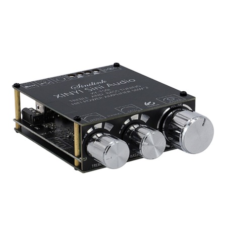 Amplificatoare XY-T50L, Bluetooth 5.0 stereo, 2x50W+ton, Negru - eMAG.ro