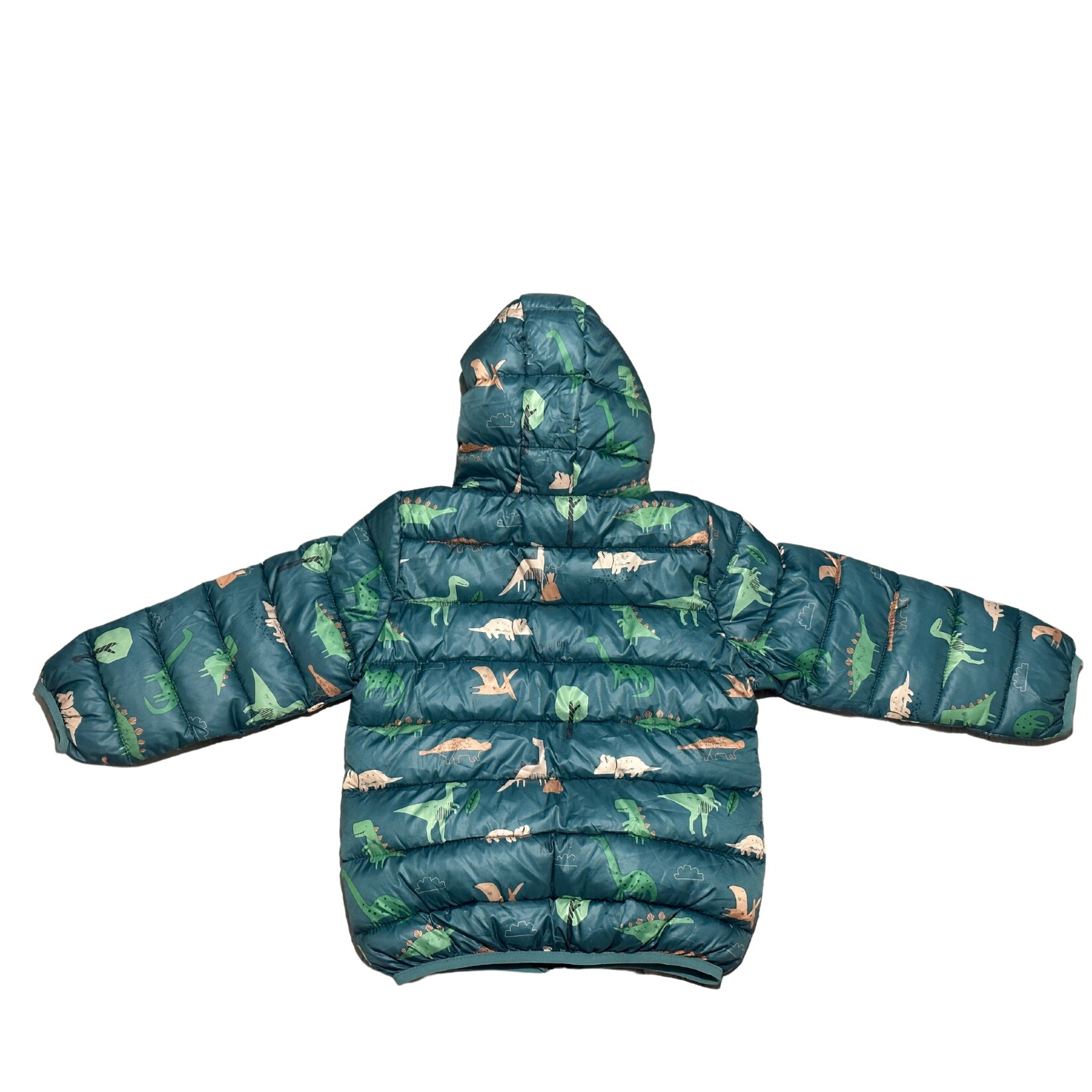 Geaca pentru copii, primavara-toamna, baieti, dino, verde, 120cm - eMAG.ro