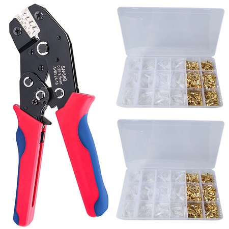 Cleste sertizare, pentru cabluri electrice, cu 1200 conectori si ...